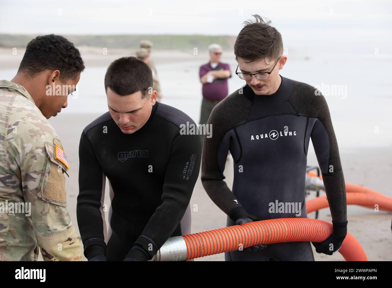 U.S. Army Soldiers, assigned to the 7th Transportation Brigade ...