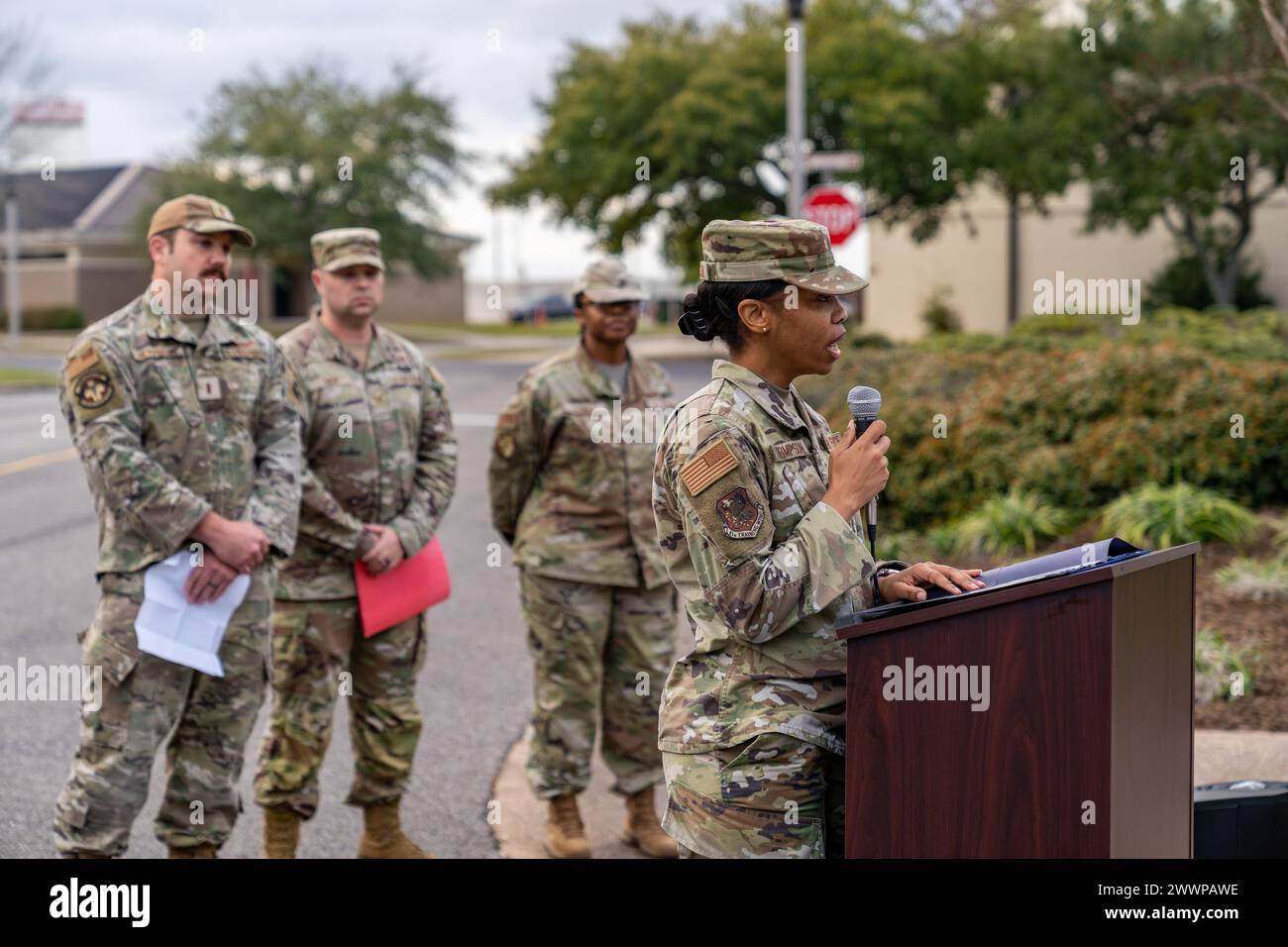 U.S. Air Force Airmen assigned to the 81st Training Wing, pay tribute ...