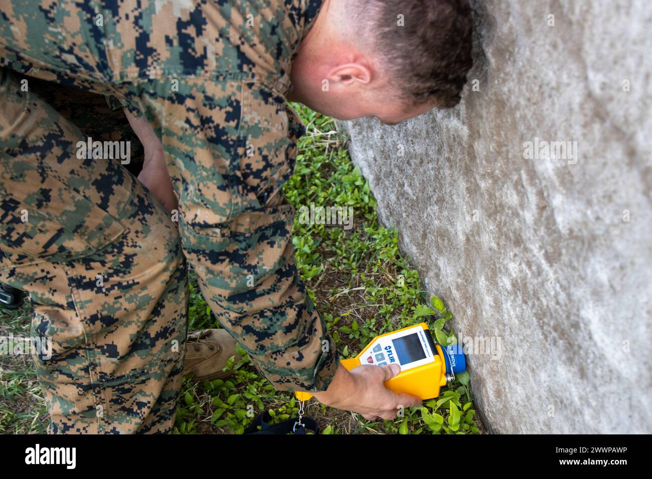 U.S. Marines with Marine Wing Support Squadron 174, Marine Aircraft Group 24, 1st Marine ...