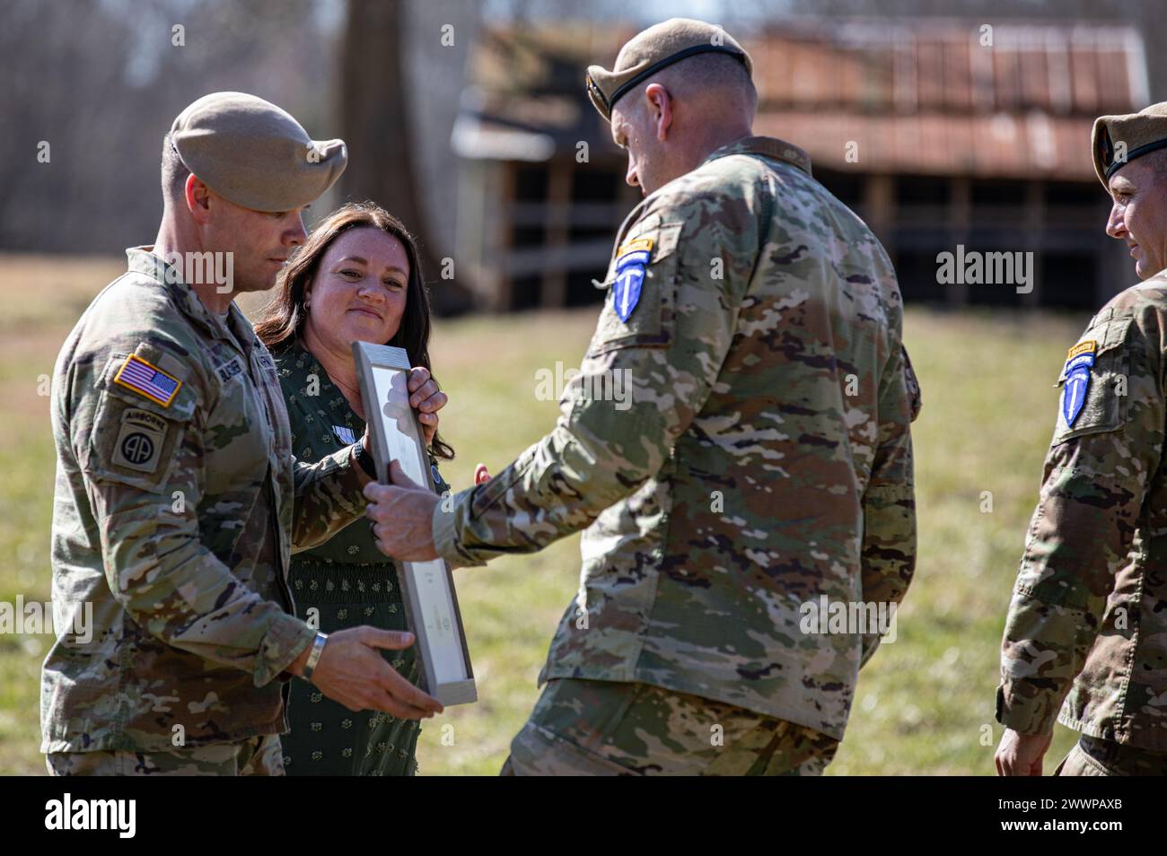 A group of U.S. Army Rangers, assigned to 5th Ranger Training Battalion ...