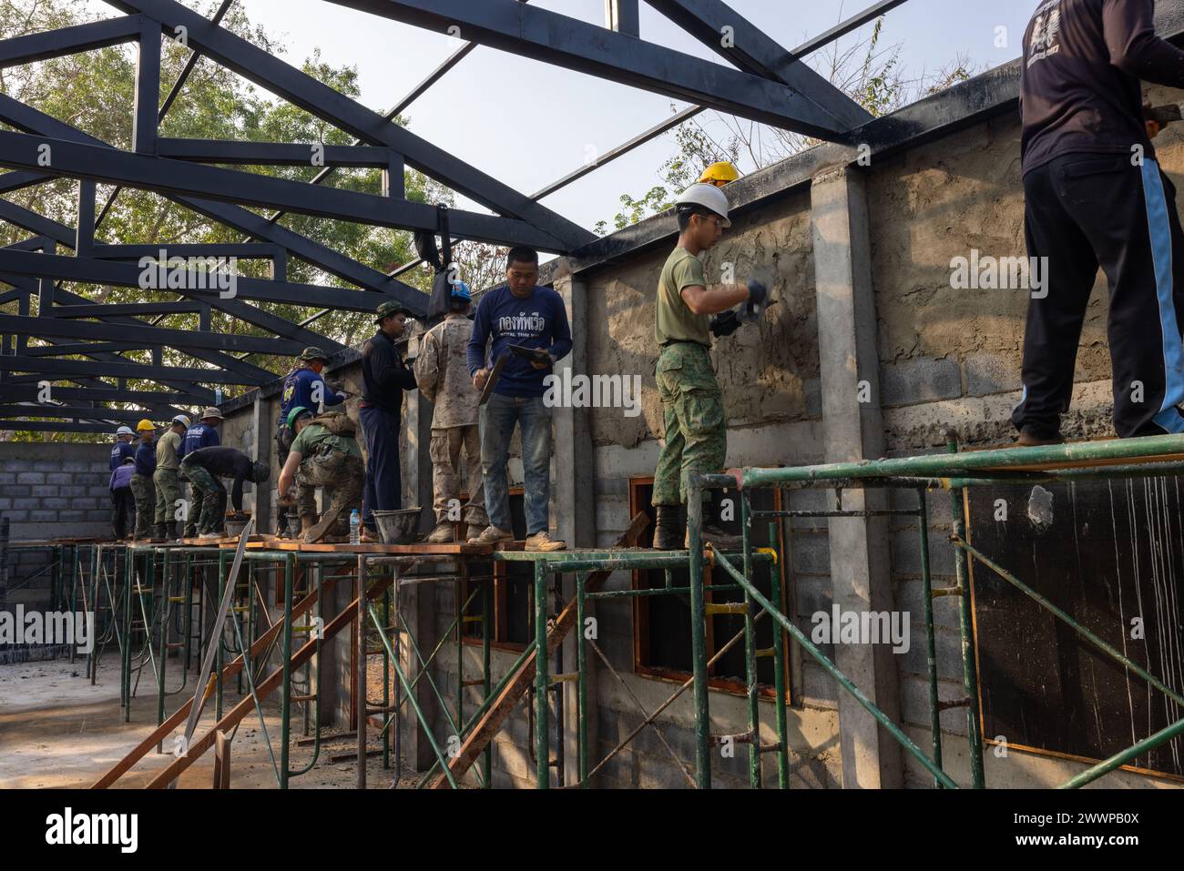 U.S. Marines with Marine Wing Support Squadron (MWSS) 171, Marine ...