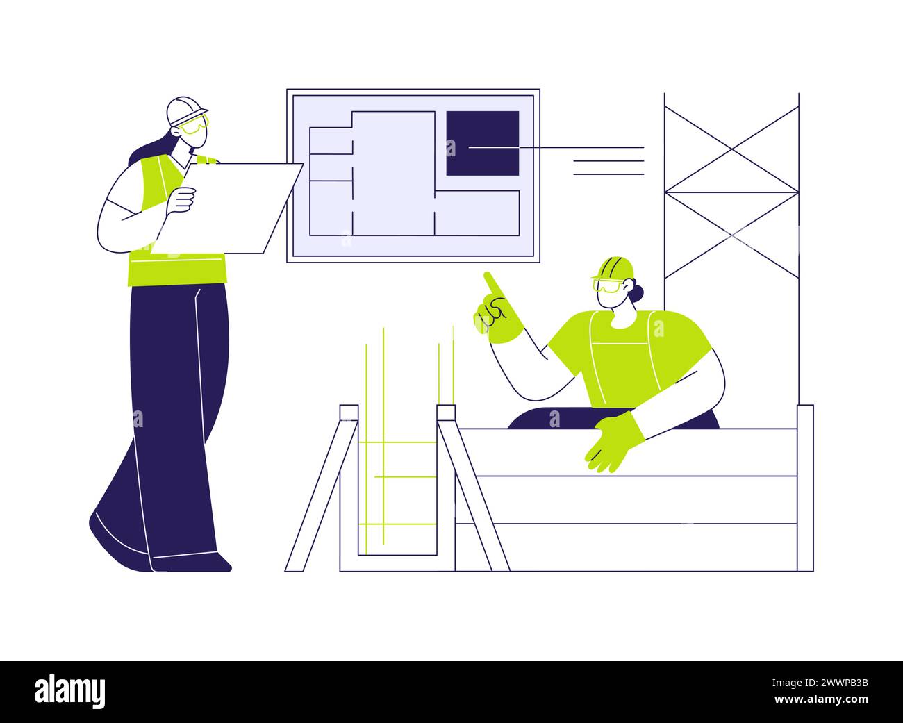 Temporary support structure Cut Out Stock Images & Pictures - Alamy