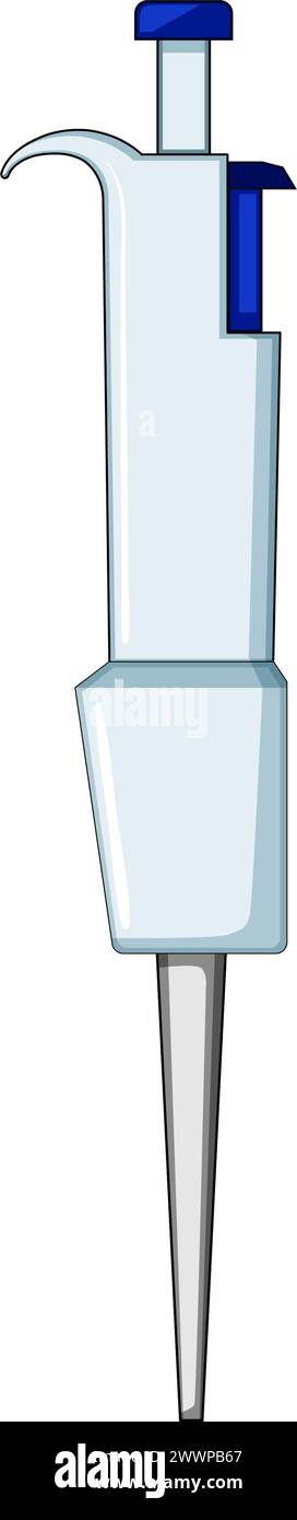 Plastic tube pipette tip Stock Vector Images - Alamy