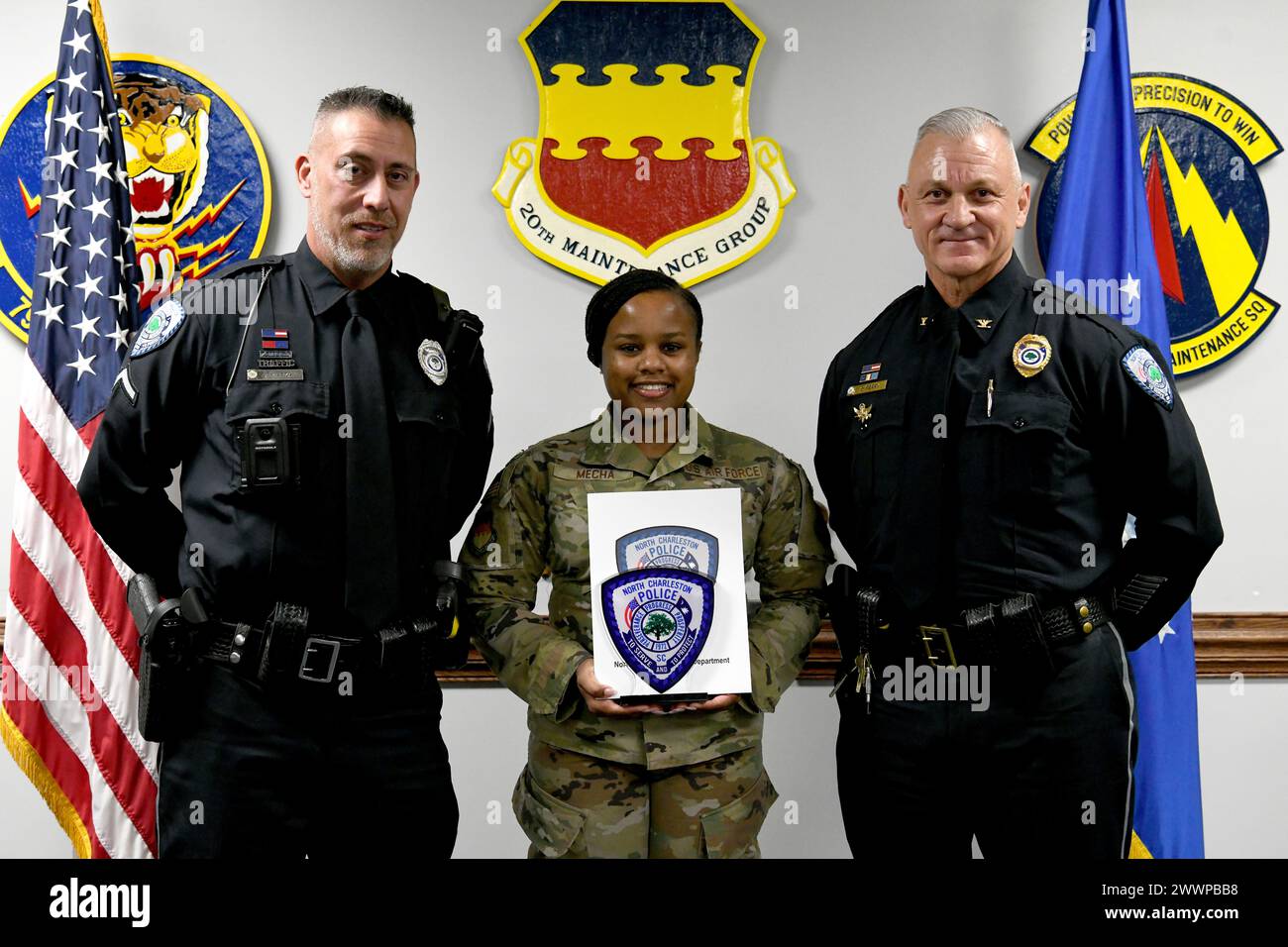 From left: Officer Jason Marzan, North Charleston Police Department ...