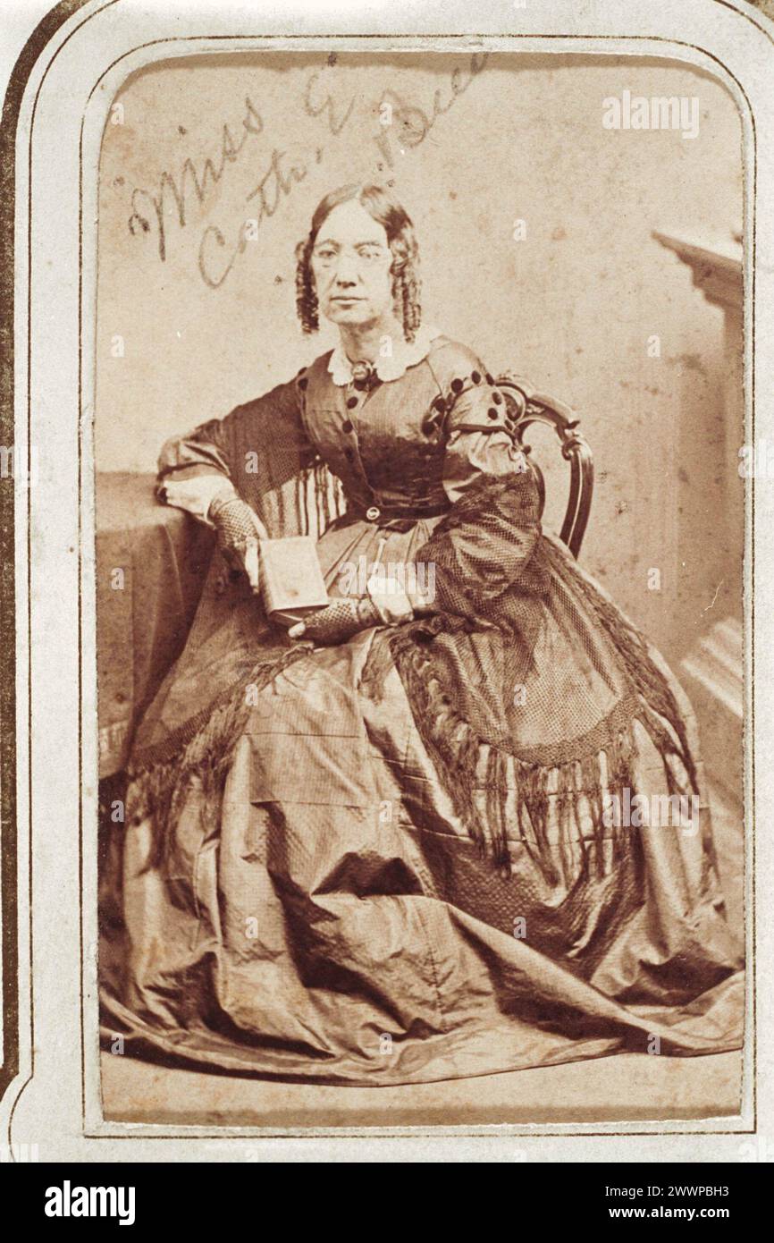 Catharine Esther Beecher Stock Photo - Alamy