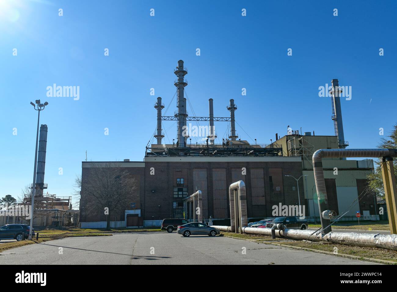 Norfolk, Virginia (Feb. 01, 2024) The Central Steam Power Plant, or ...