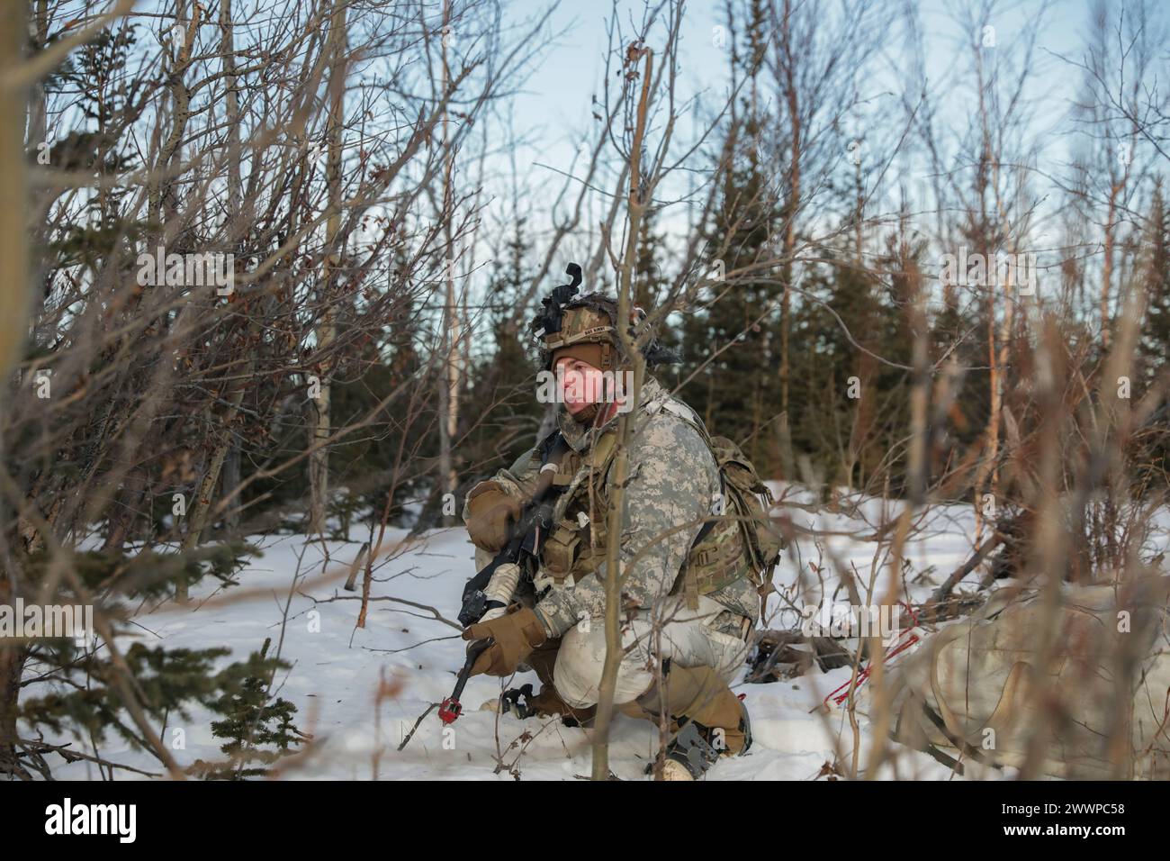 U.S Army Sgt. Jacob Curby, assigned to A Company, 2nd Platoon, 70th ...
