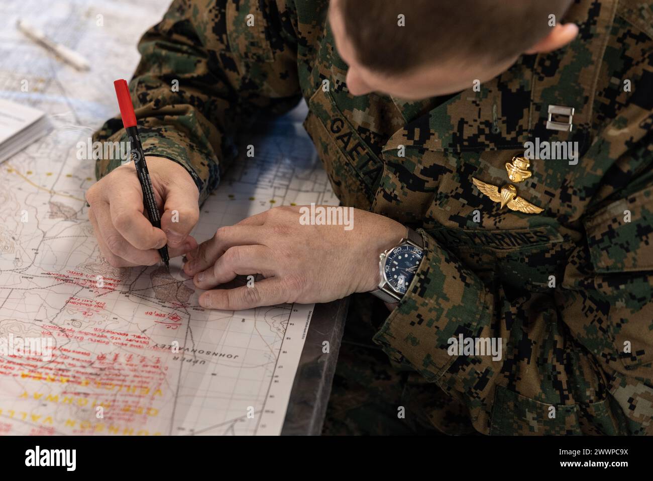 U.S. Marine Corps Capt. Julian Gaeta, an infantry officer with 2d ...