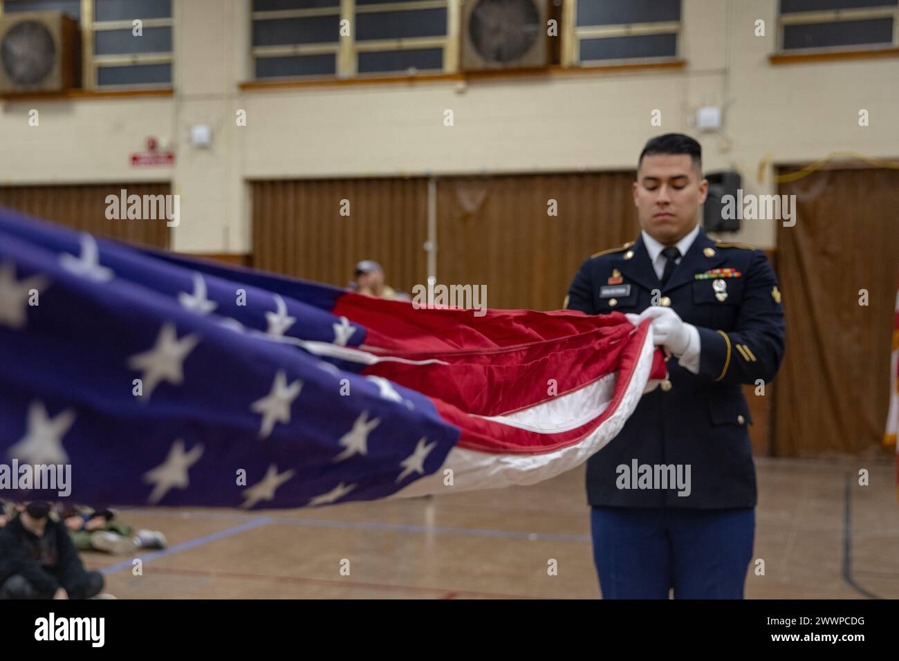 U.S. Army Soldiers with Able Company, Recruiting and Retention ...