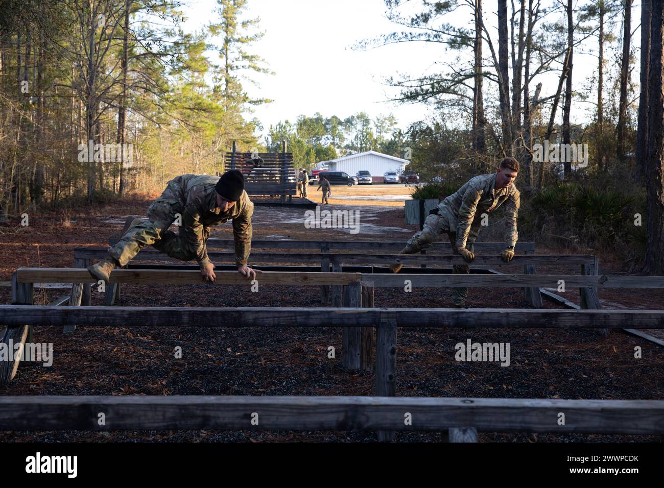 U.S. Army Spc. Samuel Stalnaker, left, and Spc. Buddy Fellers, both ...