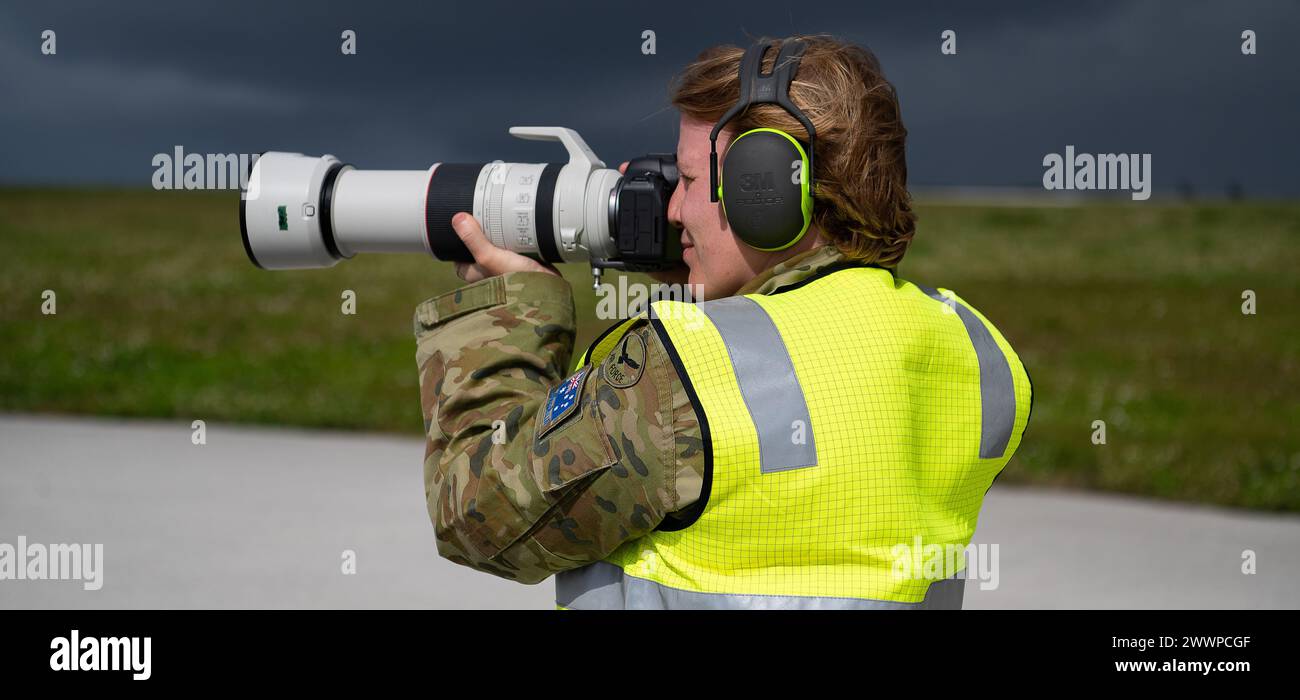 Royal Australian Air Force Leading Aircraftwoman Maddison Scott, No 464 ...