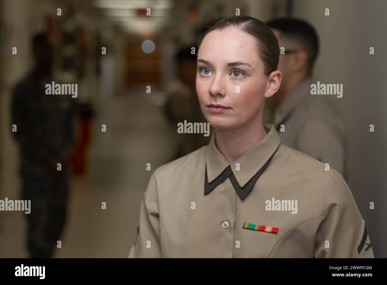 U.S. Marine Corps Lance Cpl. Isabella Jones, military working dog ...