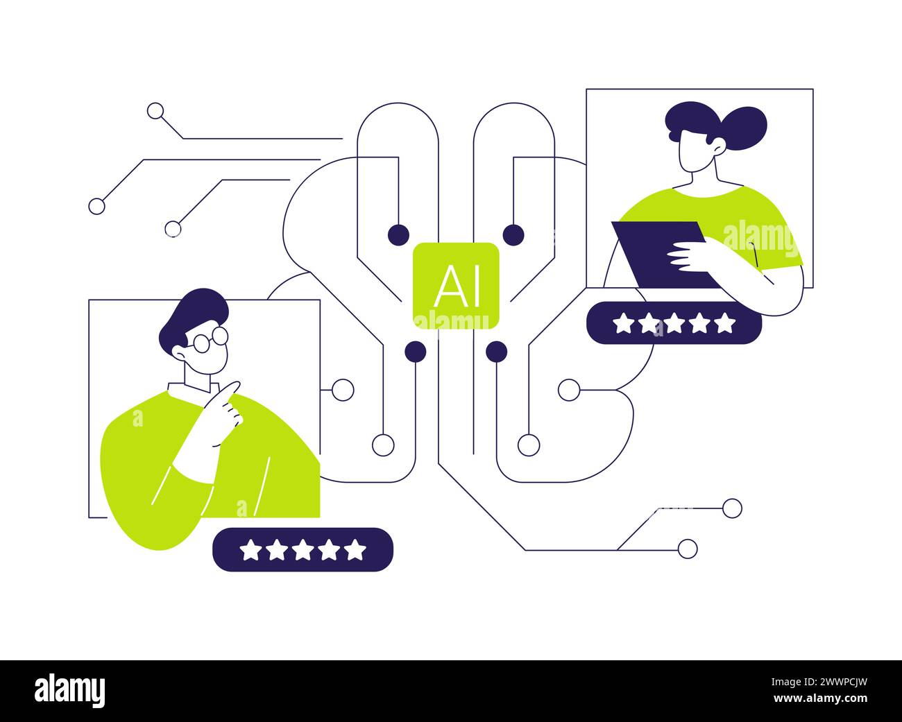 AI-Enabled Product or Service Enhancements abstract concept vector ... AI-Enabled Product or Service Enhancements abstract concept vector ...