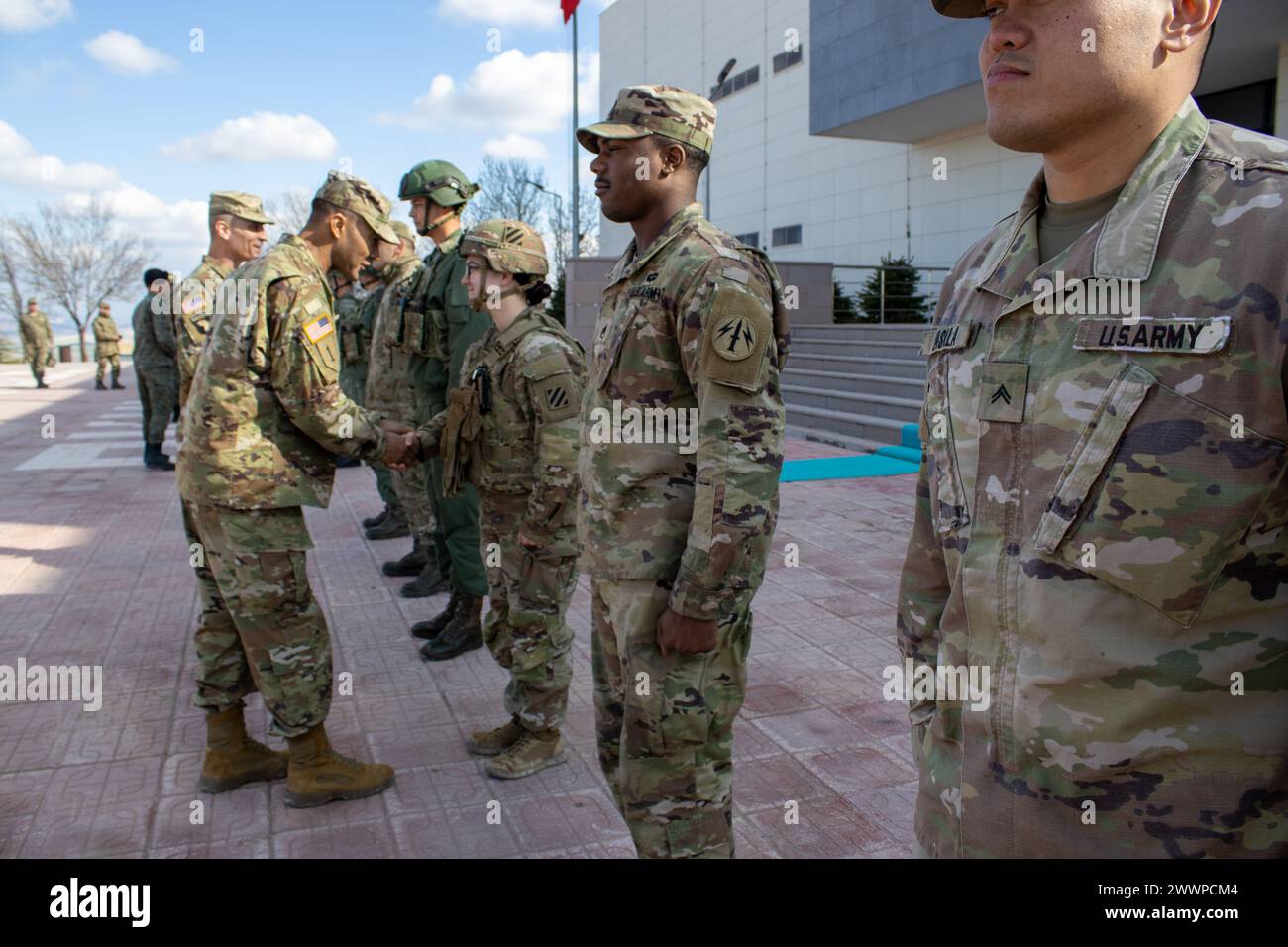 U.S. Army Maj. Gen. Andrew Gainey, the 56th Artillery Command commander ...