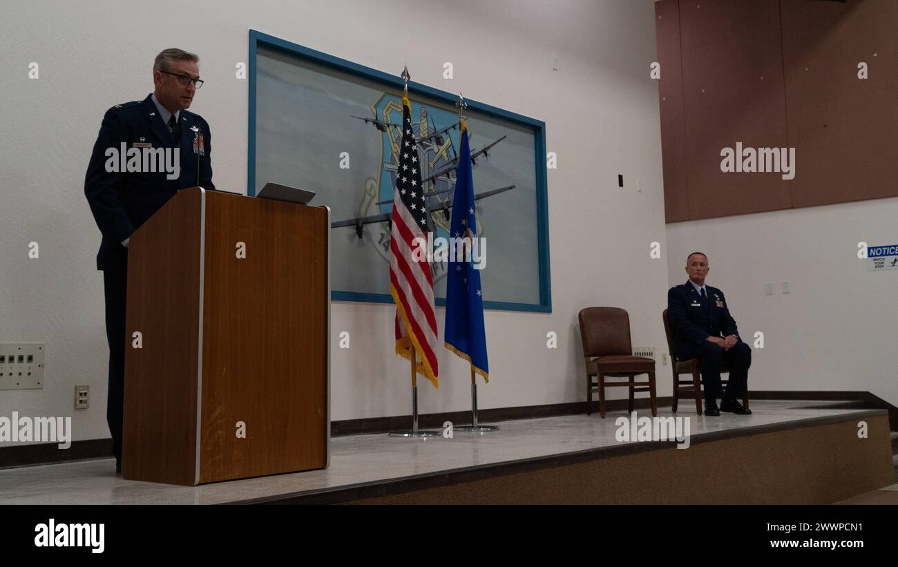U.S. Air National Guard Lt. Col. Christopher Lutz, 146th Operations ...