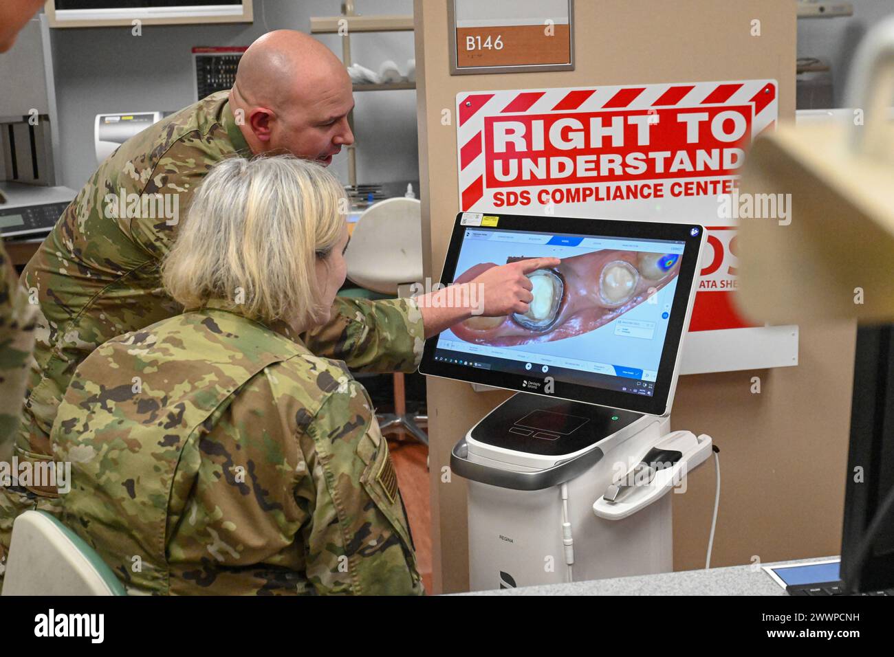 Brig. Gen. Leigh Swanson, Air Mobility Command command surgeon, visits ...