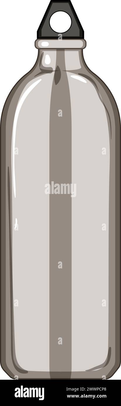 thermo stainless bottle cartoon vector illustration Stock Vector Image ...