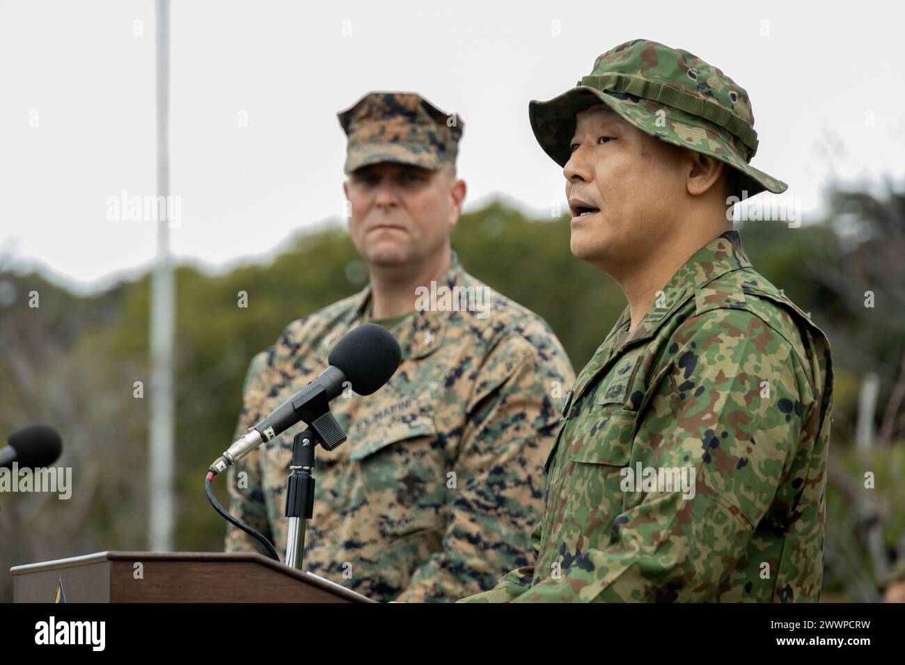 Japan Ground Self Defense Force Col. Hajime Tsuji, the commanding ...