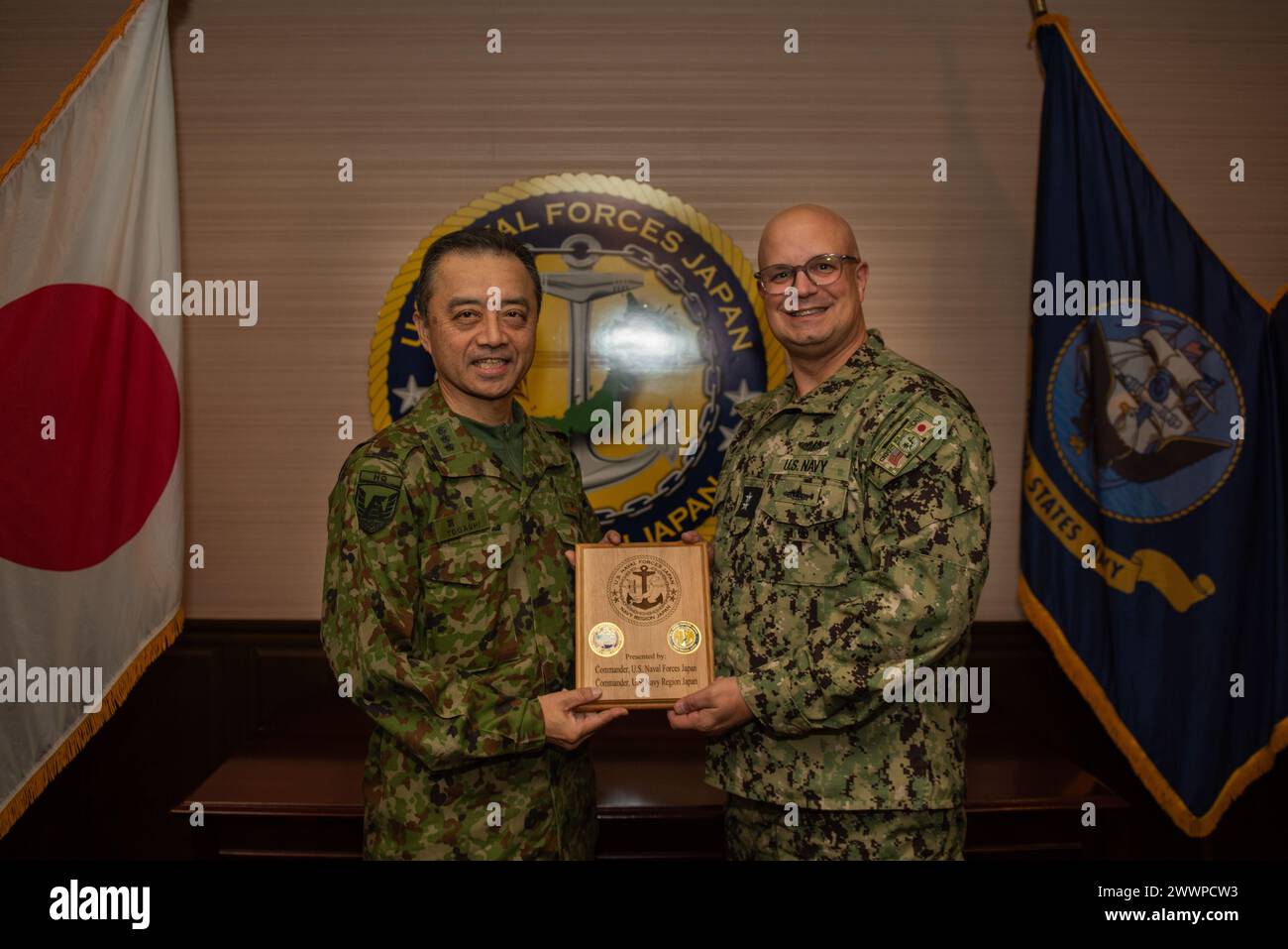 YOKOSUKA, Japan (February 6, 2024) - Rear Adm. Carl Lahti, Commander, U ...