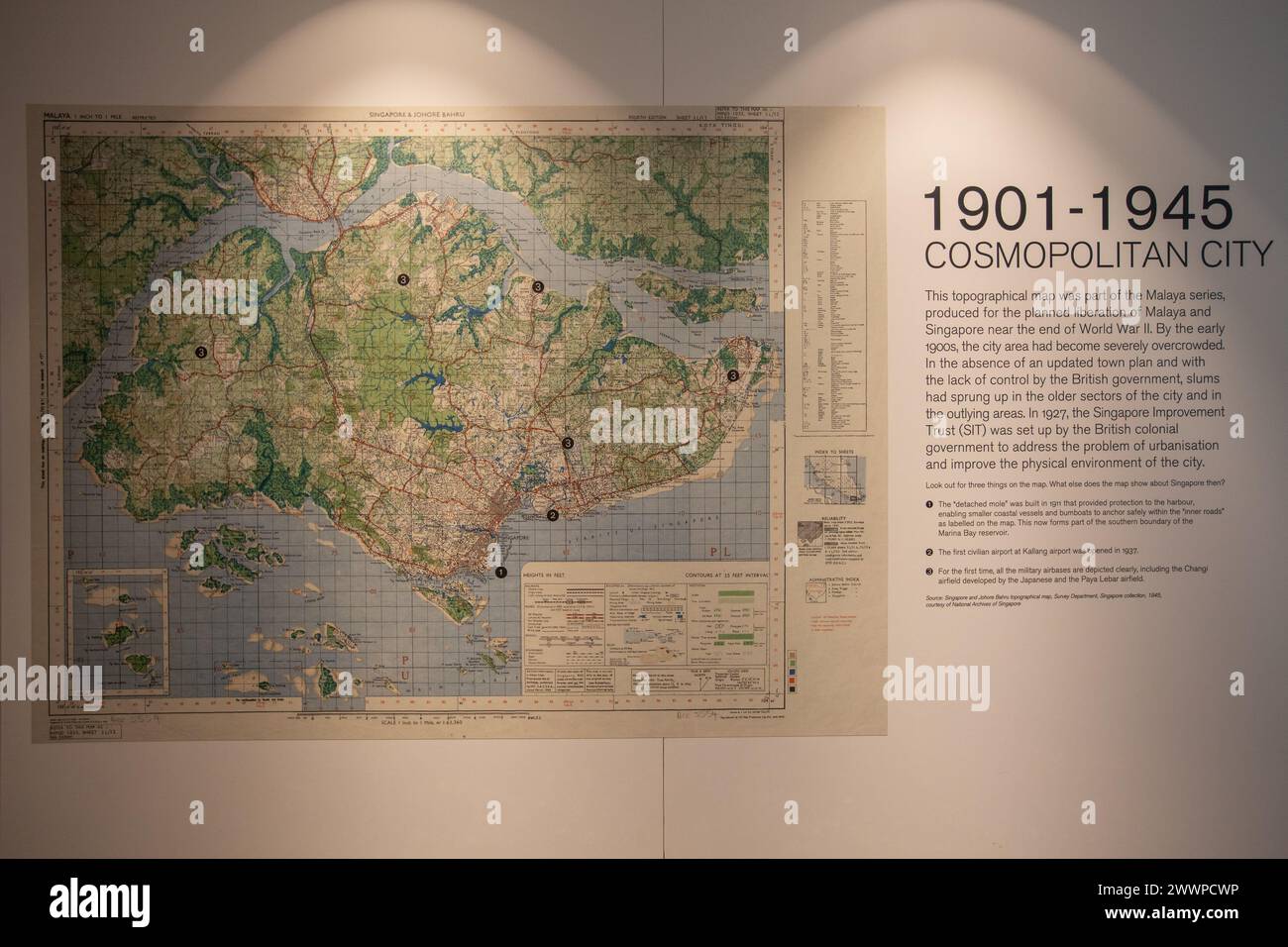 Map singapore hi-res stock photography and images - Alamy