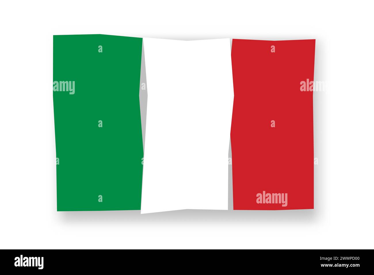Italy flag - stylish flag mosaic of colorful papercuts. Vector ...