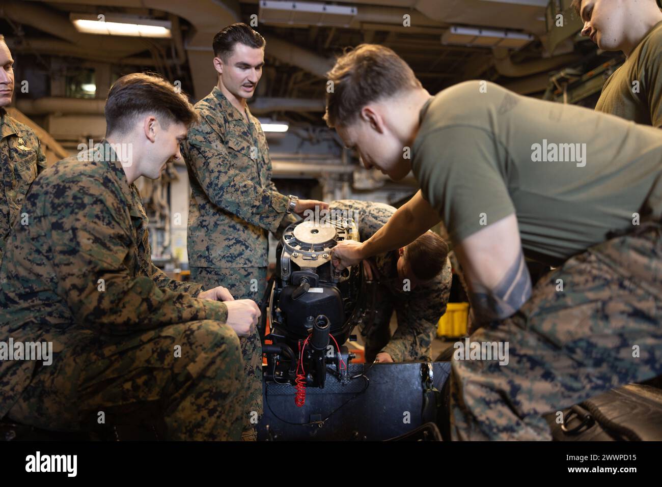 U.S. Marines assigned to the 26th Marine Expeditionary Unit’s (Special ...