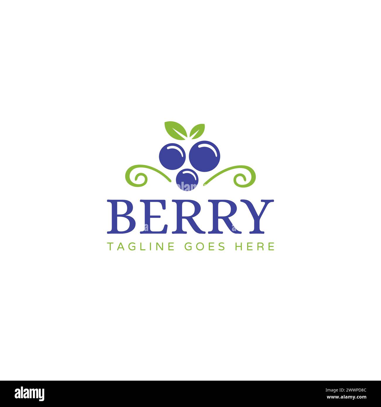 Berry logo or combination mark design Stock Vector Image & Art - Alamy