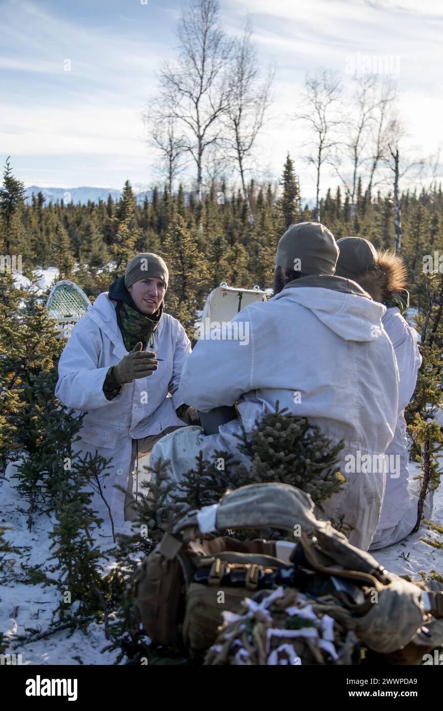 Canadian Army Capt. Daniel Walcott, platoon commander, Alpha (PARA ...