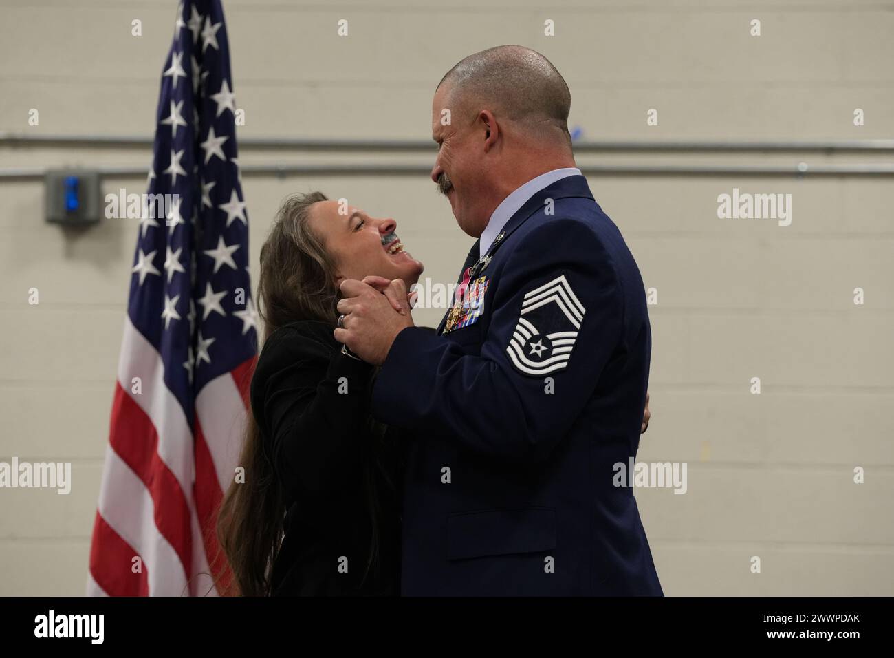 U.S. Air Force Chief Master Sgt. Michael Miller, 432nd Mission Support ...