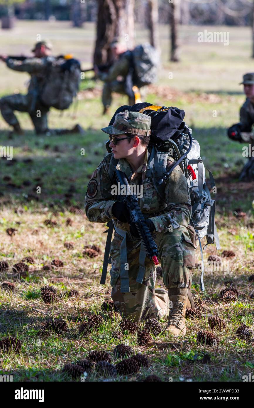 Officer Trainee conducts expeditionary skills training at U.S. Air ...
