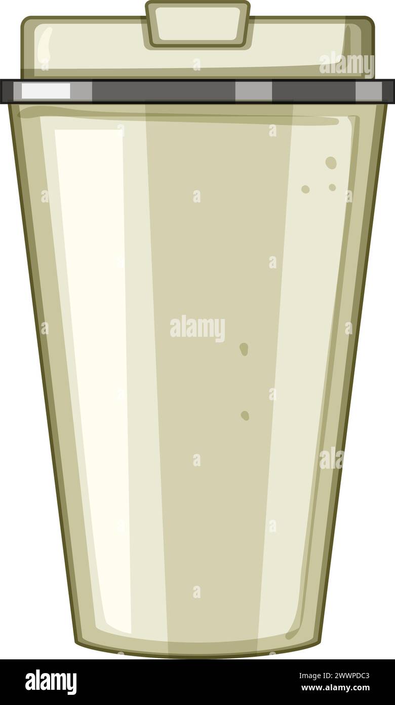 mug thermos cup cartoon vector illustration Stock Vector Image & Art ...