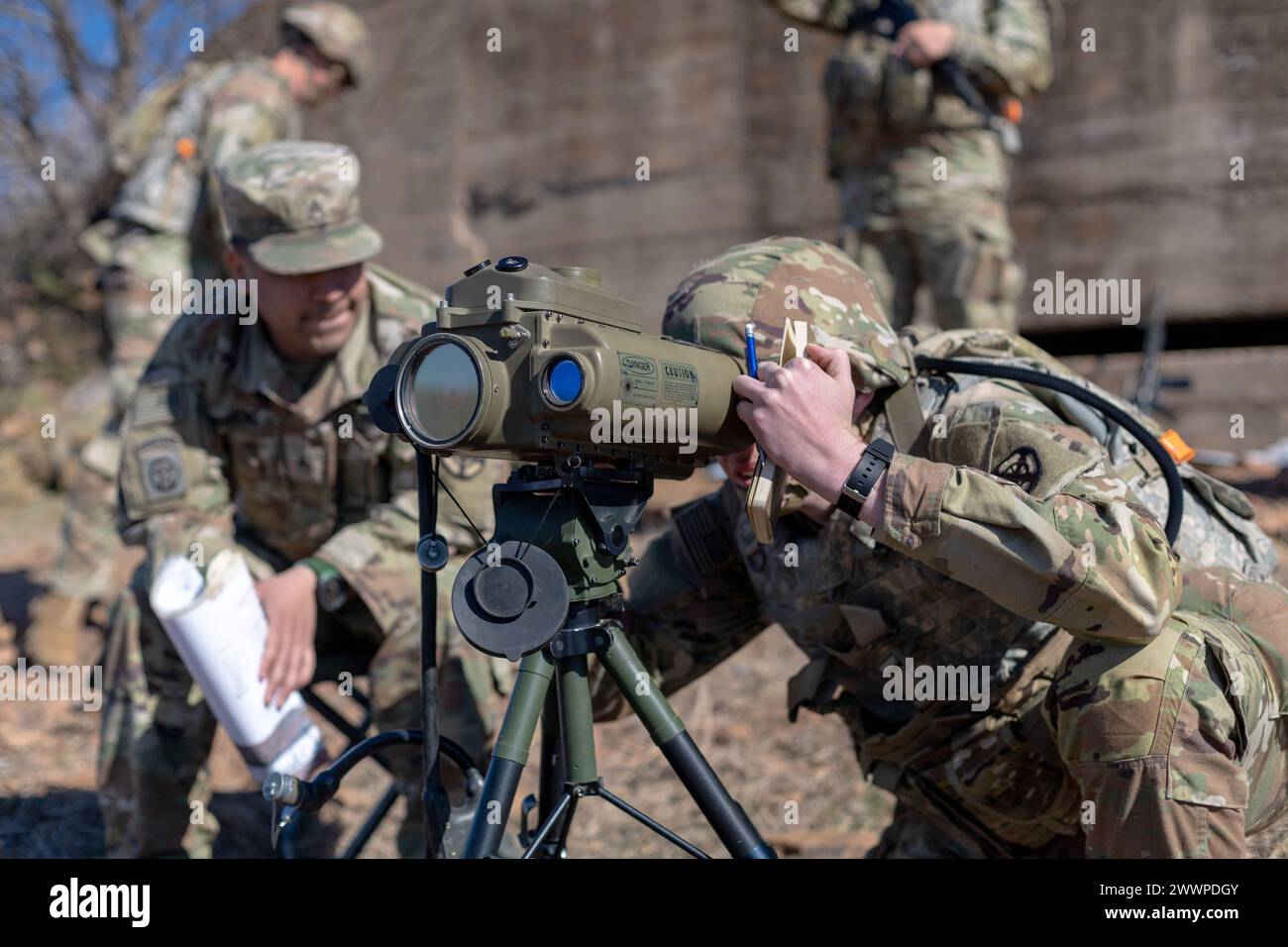 13F advanced individual training students of Bravo Battery, 1-78th ...