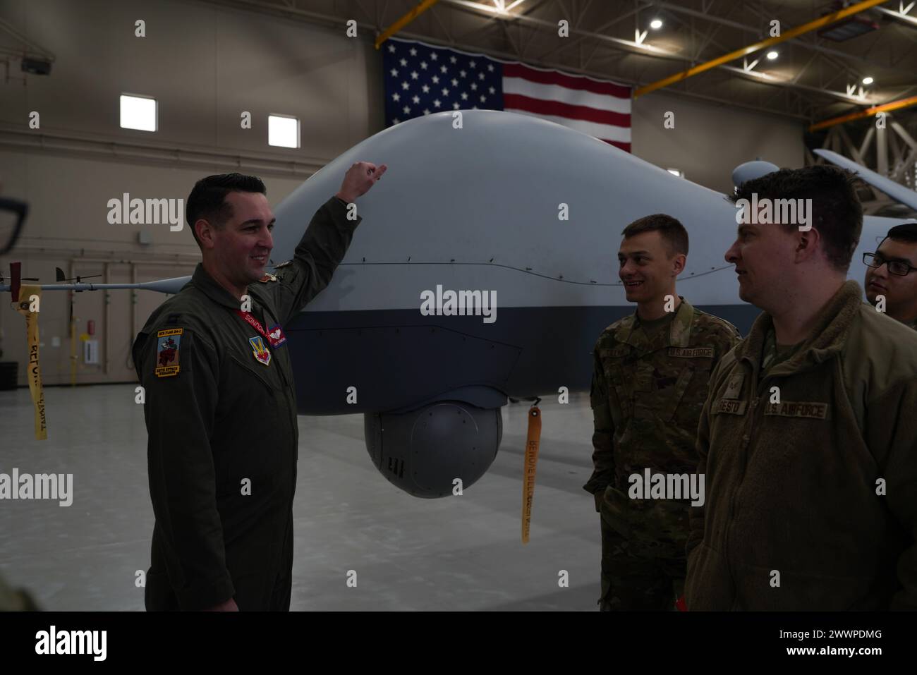 U.S. Air Force Capt. Dustin Remmenga, 20th Attack Squadron pilot and ...