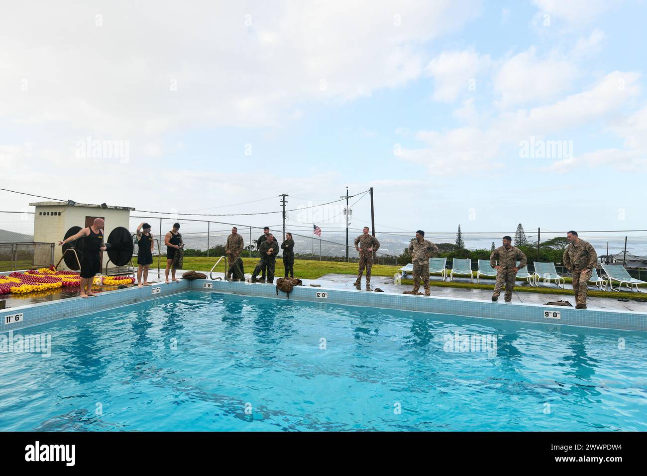 From left, U.S. Marine Corps Staff Sgt. Travis Fleming, Marine Corps ...