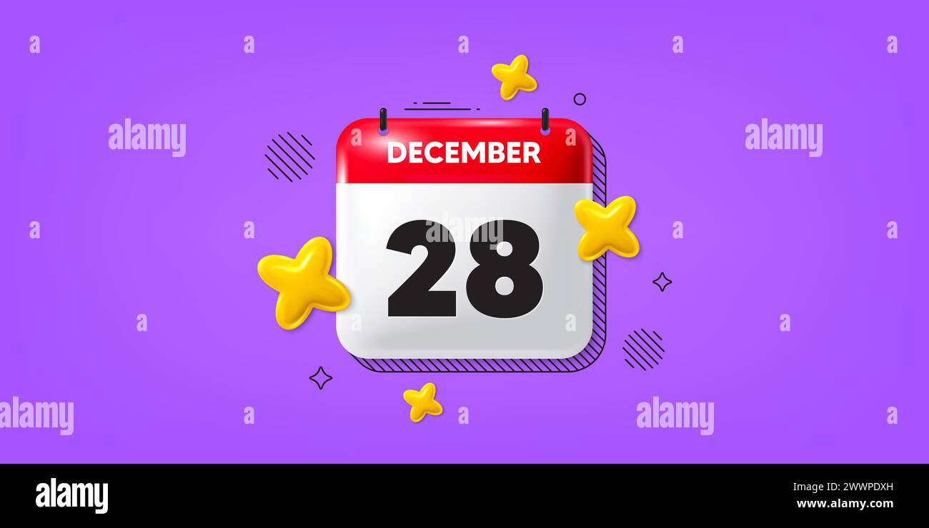 28th day of the month icon. Event schedule date. Calendar date of ...