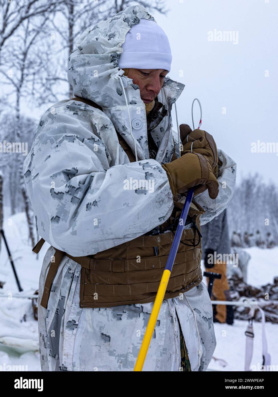 U.S. Marine Corps Gunnery Sgt. Craig Reyes, a platoon sergeant with 1st ...
