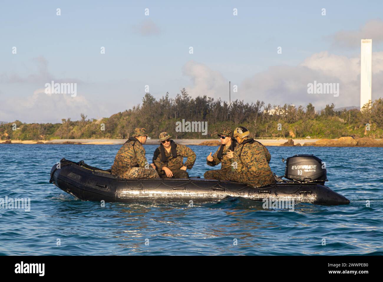 U.S. Marines with the maritime raid force, 31st Marine Expeditionary ...