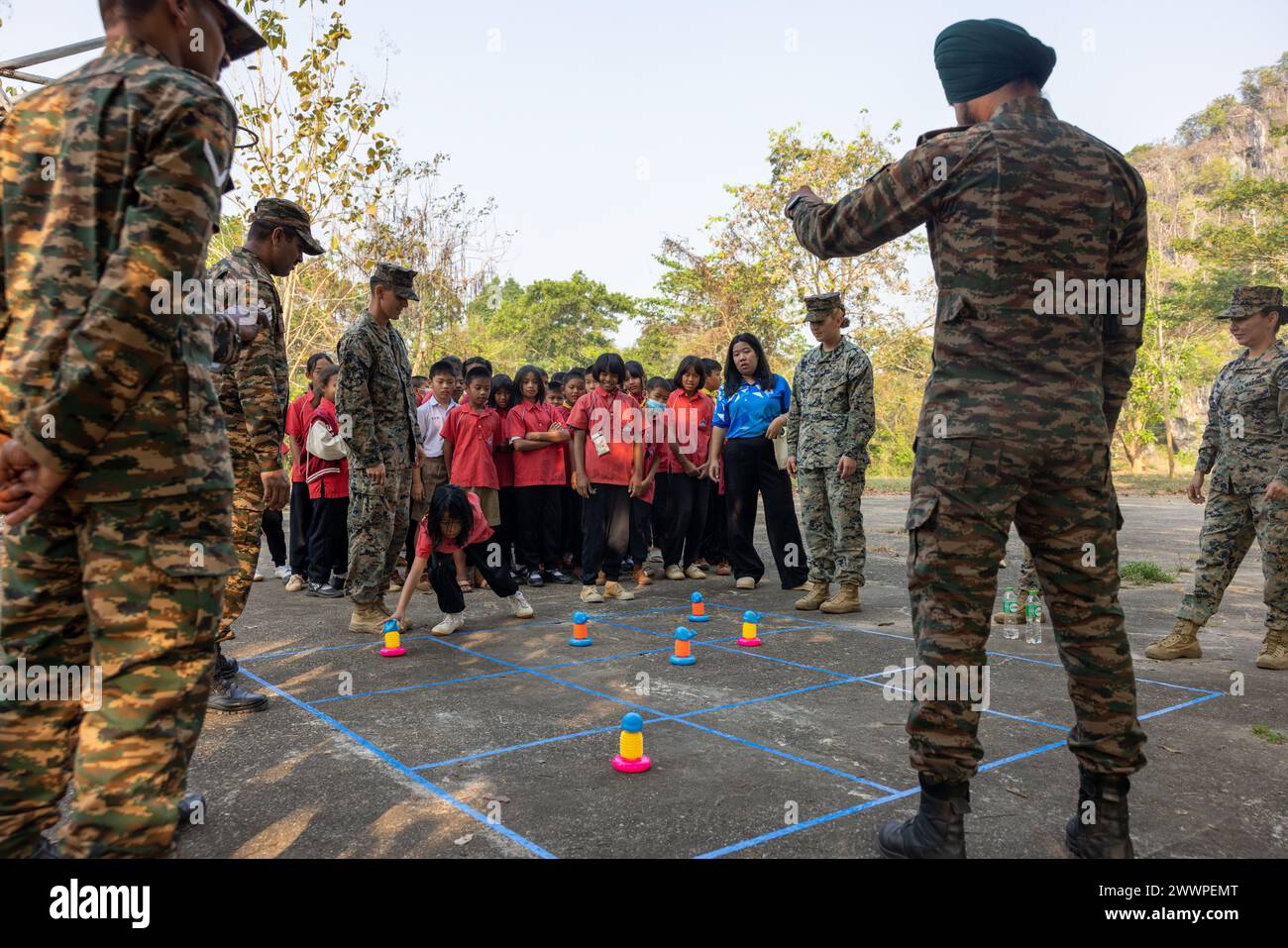 U.S. Marines from Marine Wing Support Squadron (MWSS) 174, Marine ...