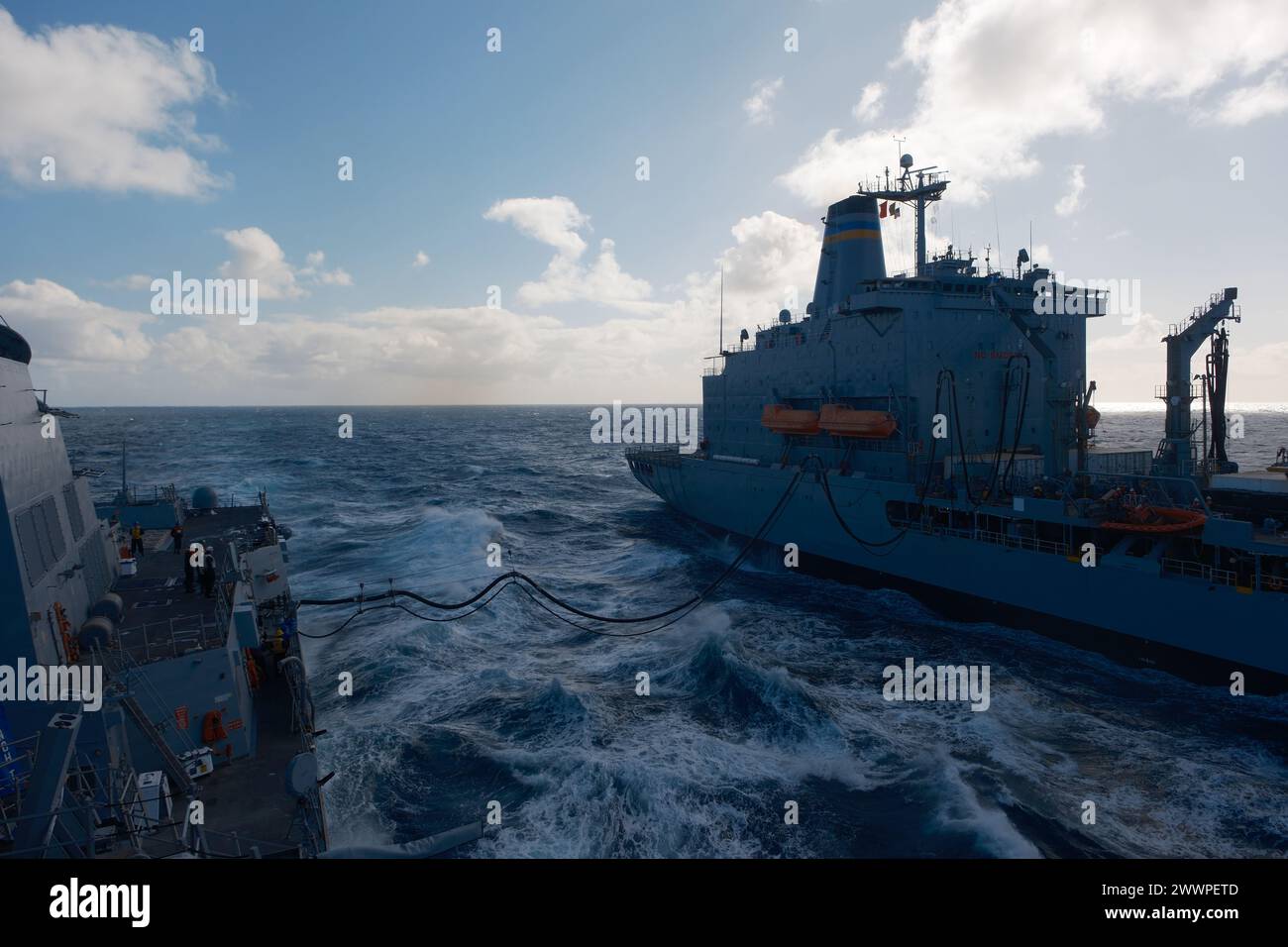 The Arleigh Burke-class guided missile destroyer USS Spruance (DDG 111 ...