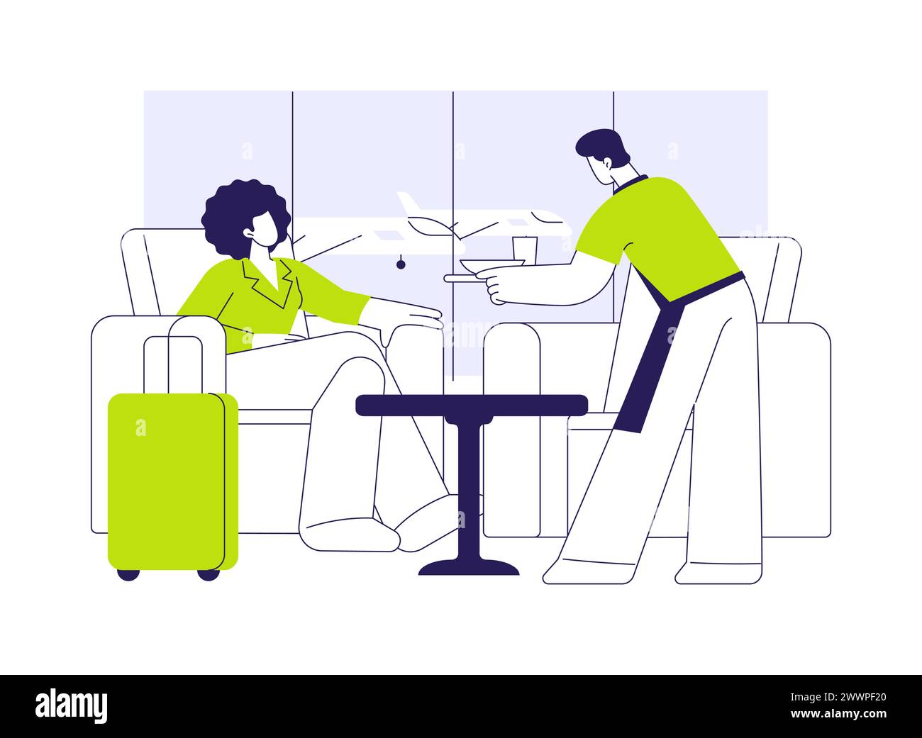 Business lounge abstract concept vector illustration Stock Vector Image ...