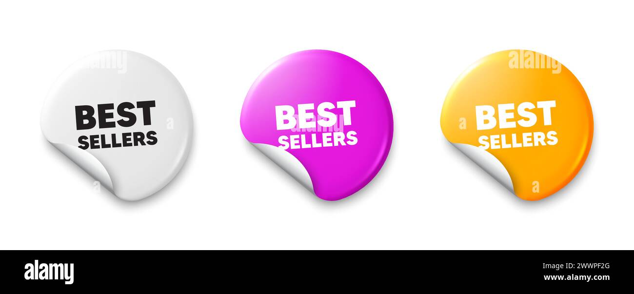 Best sellers tag. Special offer price sign. Price tag stickers. Vector ...