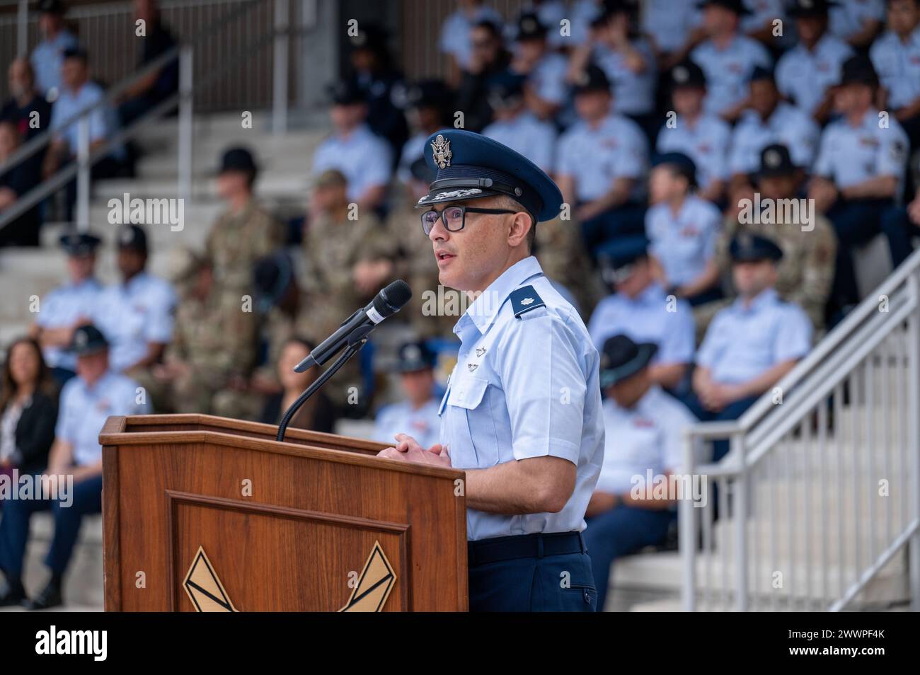 Lt. Col. Rodolfo Orozco provided words of wisdom to the Airmen and ...