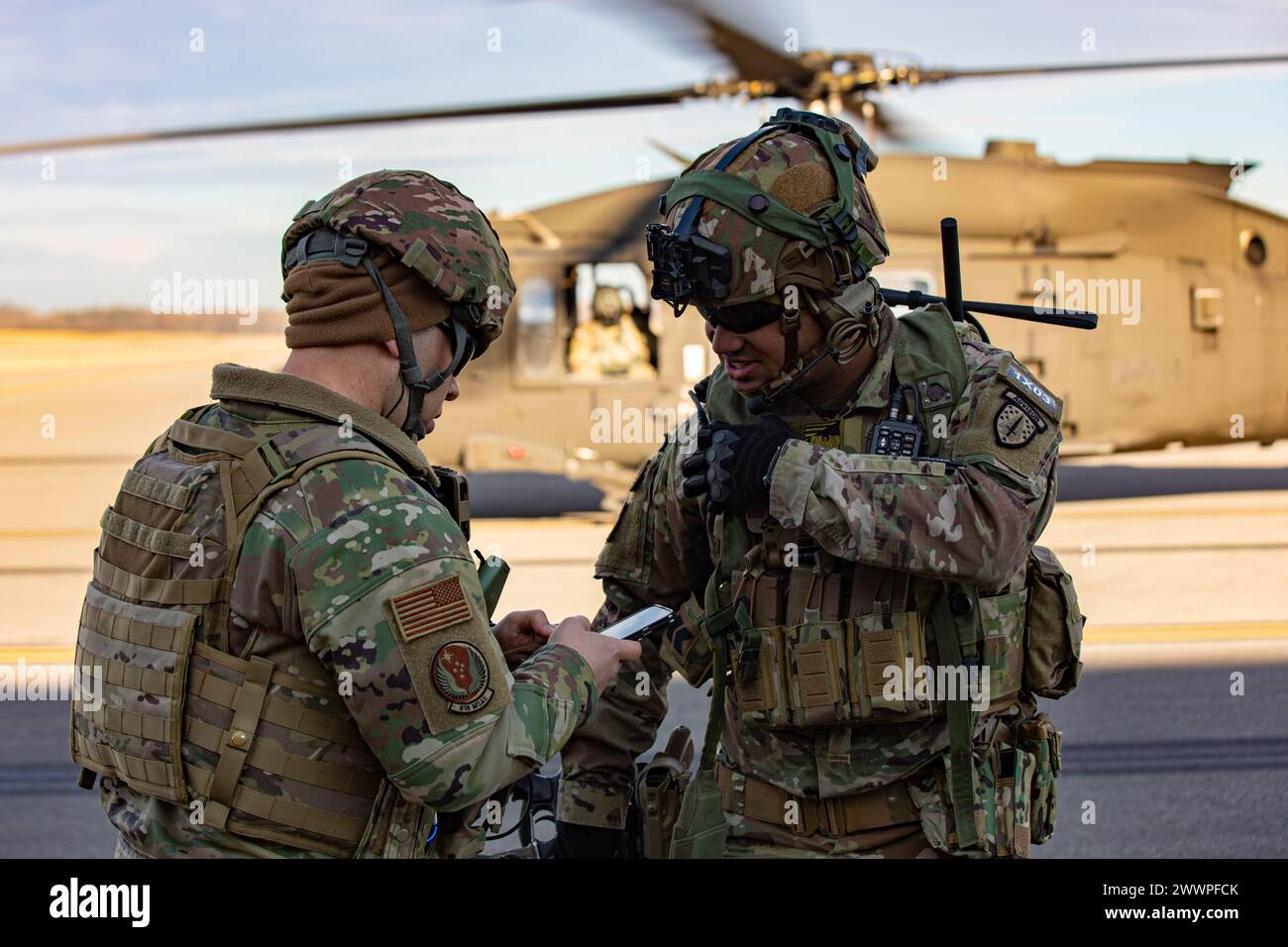 A U.S. Army Advisor from 1st Security Force Assistance Brigade and U.S ...