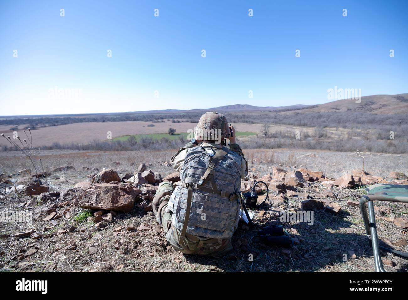 13F advanced individual training students of Bravo Battery, 1-78th ...