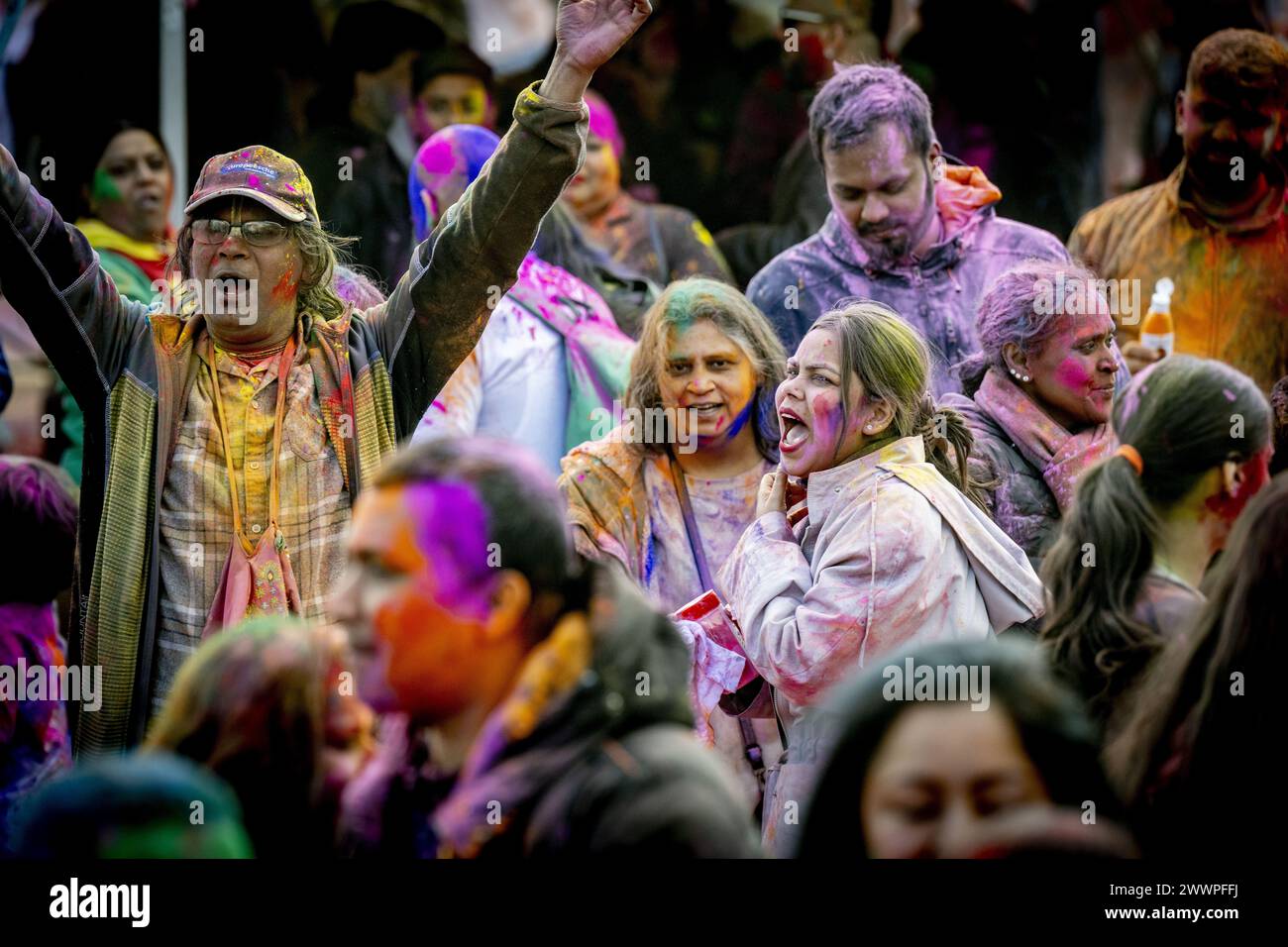THE HAGUE - Celebration of Holi-Phagwa in the Transvaal district of The ...