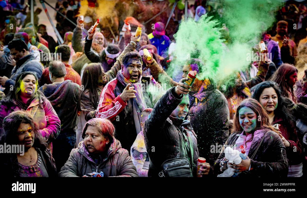 THE HAGUE - Celebration of Holi-Phagwa in the Transvaal district of The ...