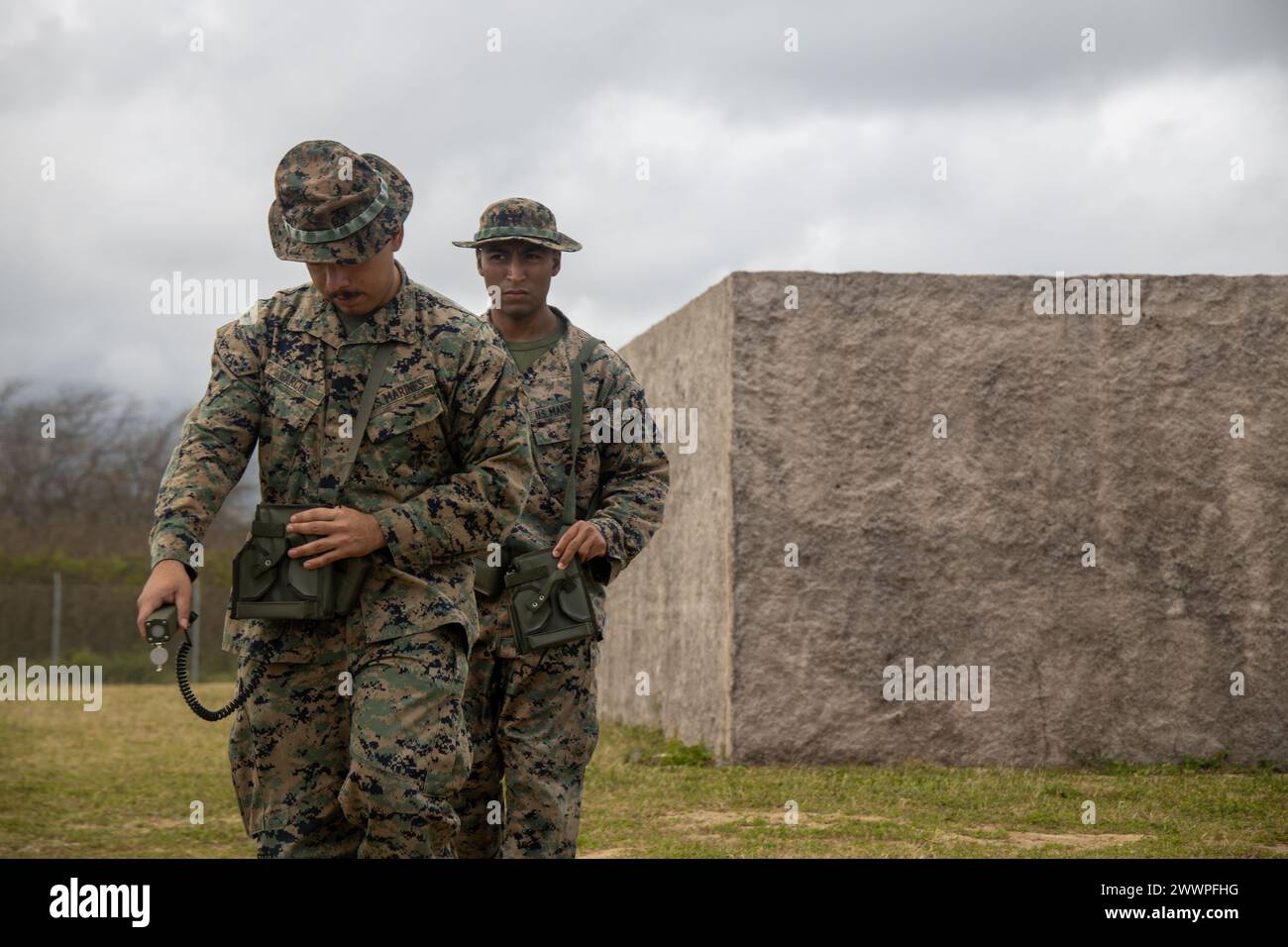 U.S. Marines with Marine Wing Support Squadron 174, Marine Aircraft ...