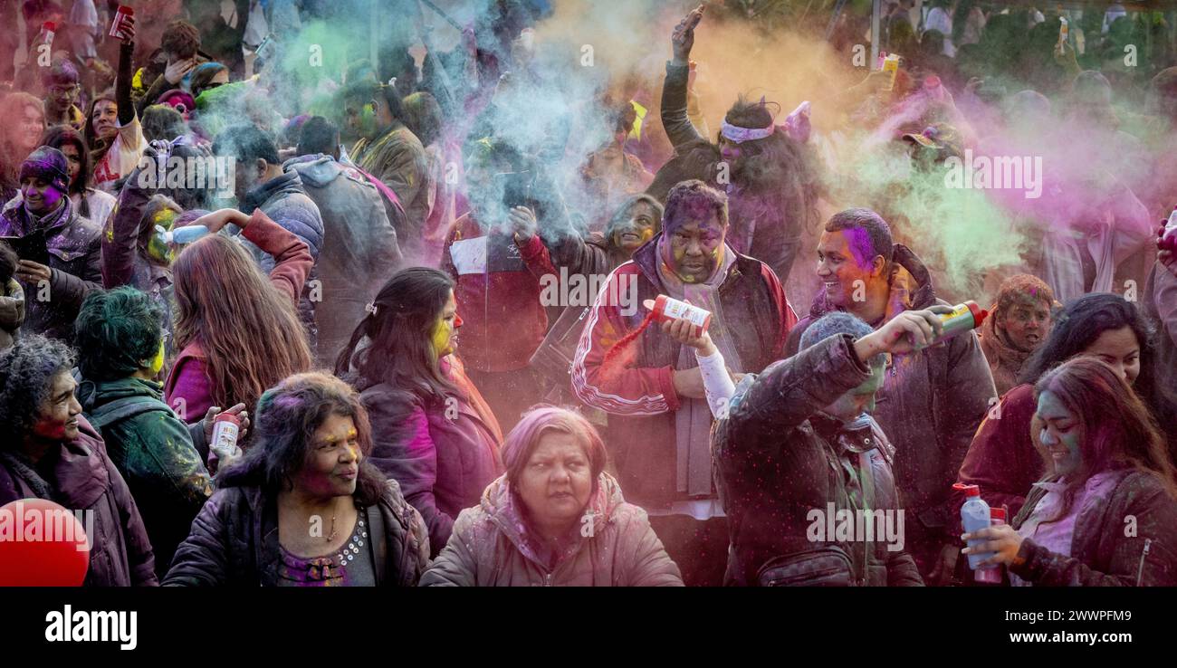 THE HAGUE - Celebration of Holi-Phagwa in the Transvaal district of The ...