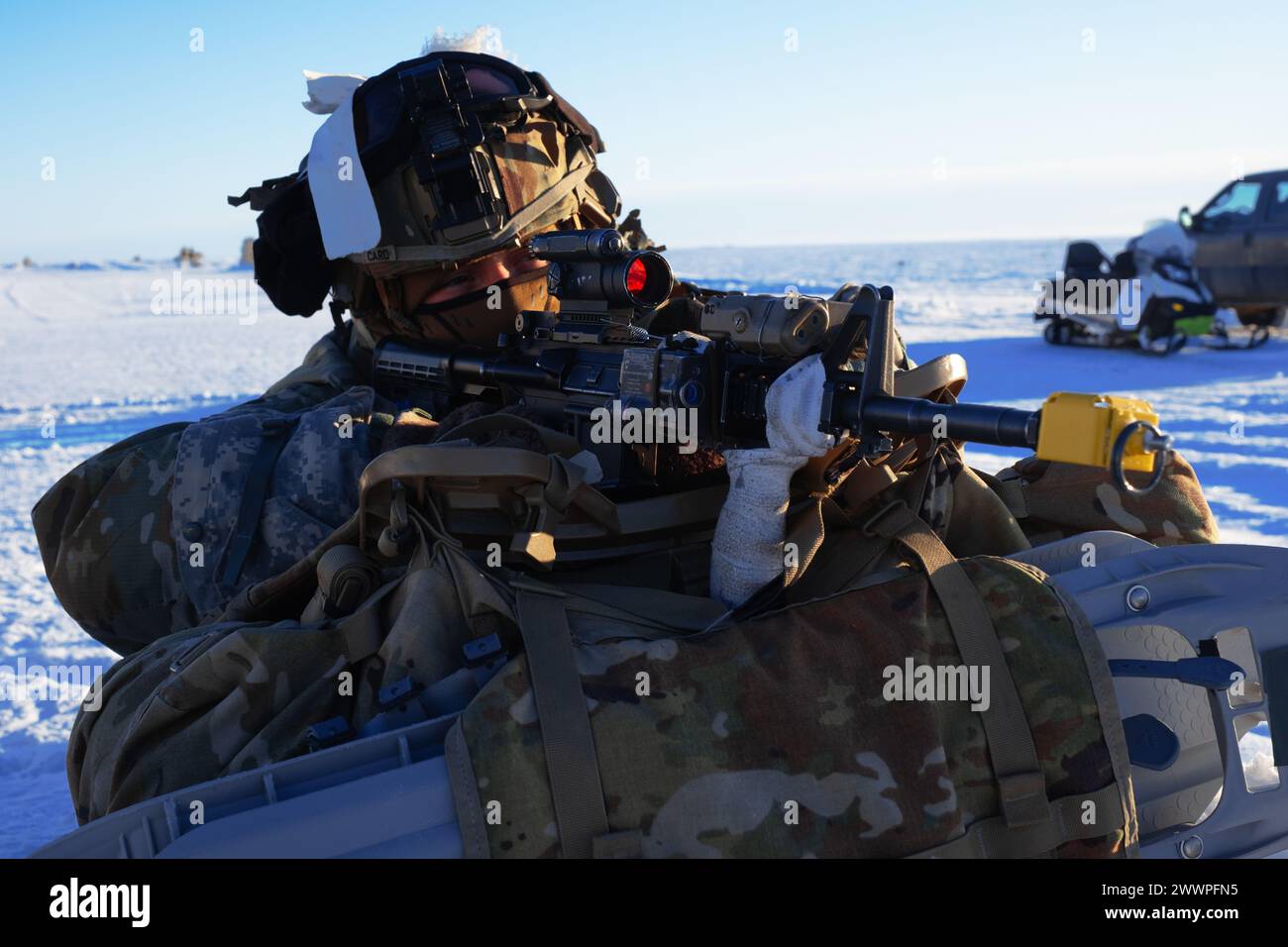 U.S. Army Soldiers assigned to 1st Infantry Brigade Combat Team, 11th ...