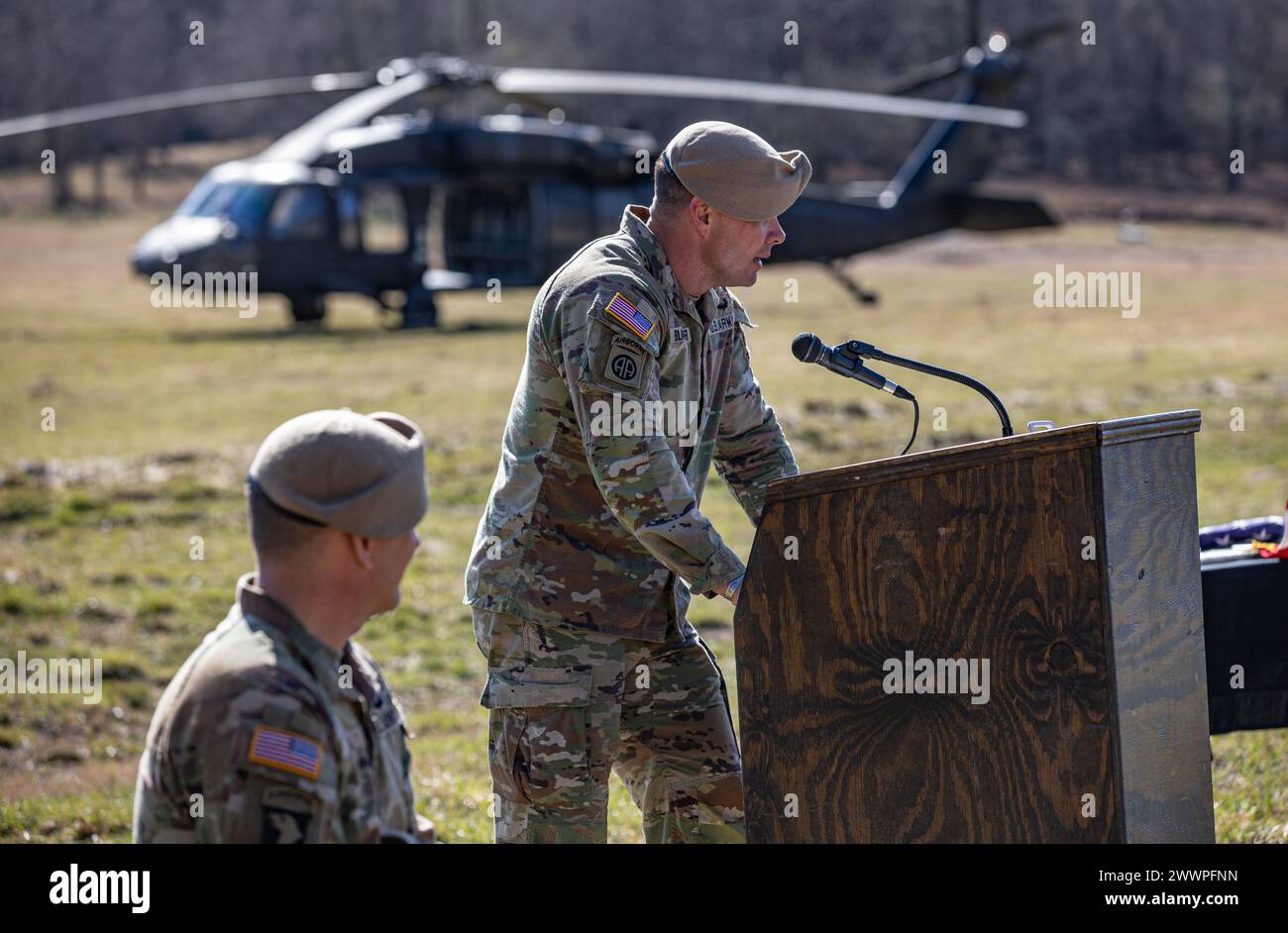 U.S. Army Command Sgt. Maj. Joey D. Blacksher, assigned to 5th Ranger ...